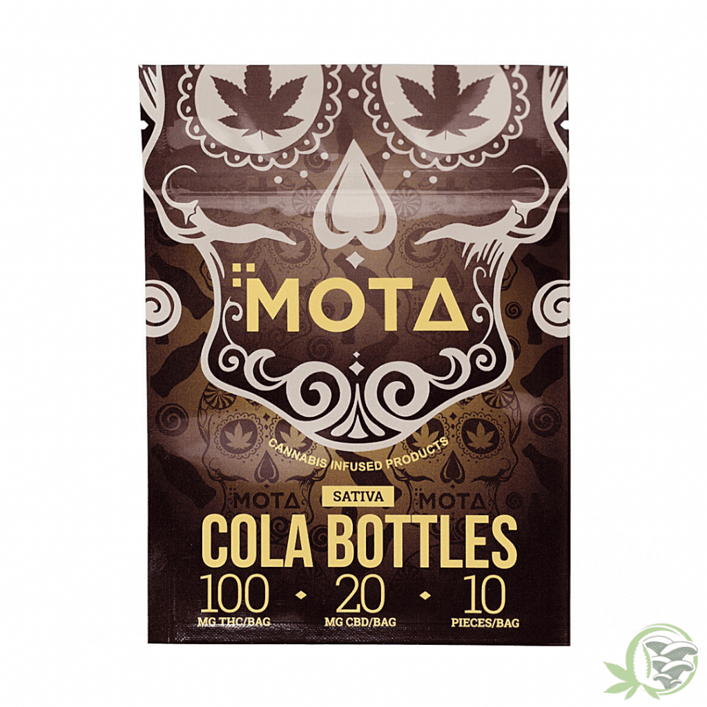 Mota Medicated Gummies - Sativa Cola Bottles - SacredMeds