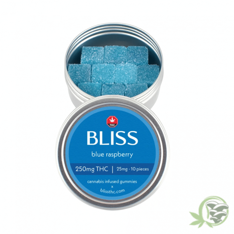 Buy Bliss - Blue Raspberry Gummies (250mg THC) from SacredMeds